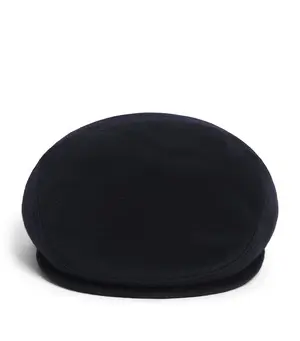 Borsalino Cashmere Vincenzo Flat Cap - Navy