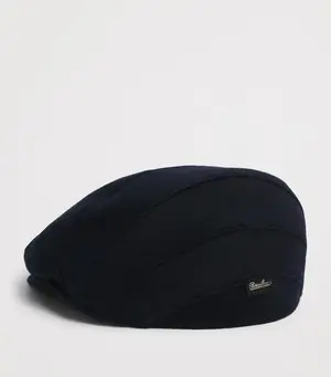 Borsalino Cashmere Vincenzo Flat Cap