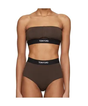 TOM FORD Logo Underband Bandeau Bra