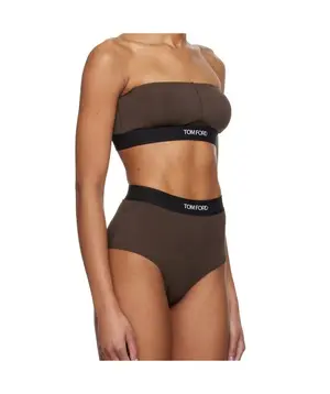 TOM FORD Logo Underband Bandeau Bra