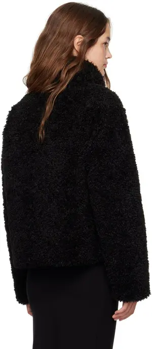 Moncler Bridoire Teddy Bomber Jacket - Black