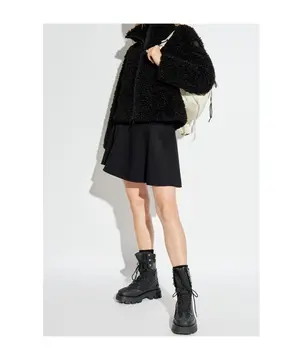 Moncler Bridoire Teddy Bomber Jacket - Black