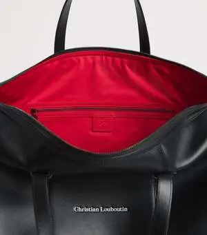 CHRISTIAN LOUBOUTIN Tactical Leather Duffle Bag