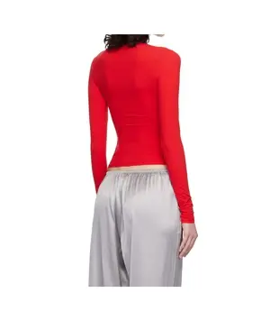 SKIMS Long-sleeved T-shirt - Red