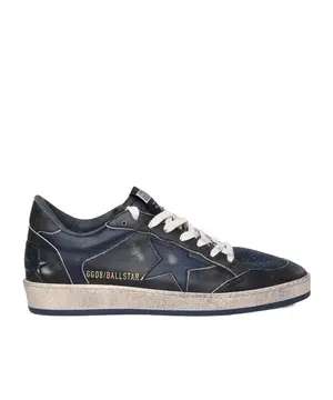 GOLDEN GOOSE Ball Star Lace-up Sneakers - Black