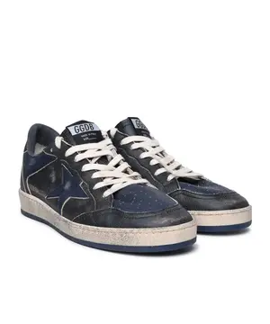 GOLDEN GOOSE Ball Star Lace-up Sneakers - Black