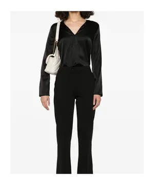 Pinko V-neck Long Sleeve Top