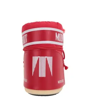 Moon Boot Logo Lace-up Snow Boots - Red