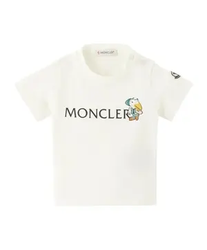 Moncler Logo-printed Crewneck T-shirt - White