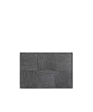 Bottega Veneta Cassette Credit Card Case - Black