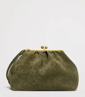 Max Mara Split Calfskin Pasticcino Bag