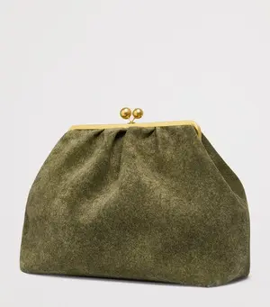 Max Mara Split Calfskin Pasticcino Bag