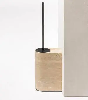 GIOBAGNARA Marble-effect Nobble Toilet Brush