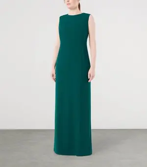Marina Rinaldi X Tony Ward Embellished Gown With Cape