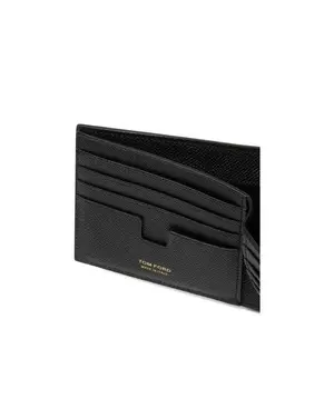 TOM FORD Logo Plaque Bi-fold Wallet