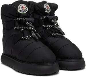 Moncler Logo Patch Padded Snow Boots