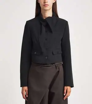 Claudie Pierlot Tie-scarf Jacket