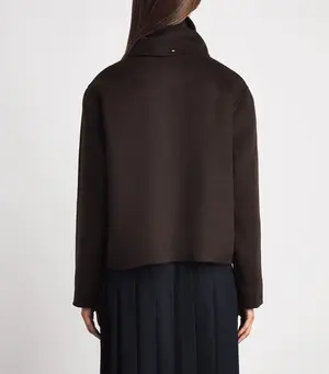 Claudie Pierlot Wool-blend Scarf Jacket