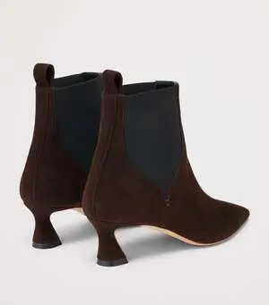 MALONE SOULIERS Suede Carolyn Ankle Boots 45