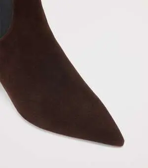 MALONE SOULIERS Suede Carolyn Ankle Boots 45