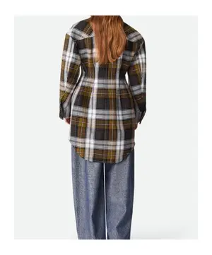 Bottega Veneta Structured Cotton Check Coat