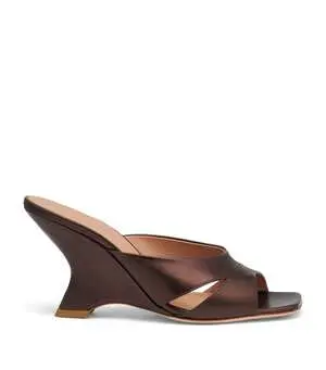 Malone Souliers Wedge Mules Clogs For Women