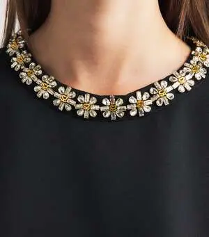 Sandro Crystal-embellished Mini Dress