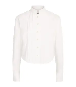 Sandro Cotton Pleated Shirt