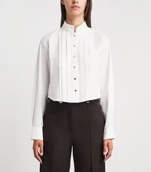 Sandro Cotton Pleated Shirt