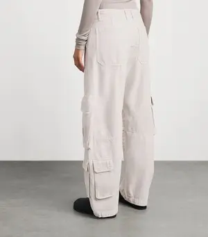AGOLDE Ambika Cargo Trousers - Ivory