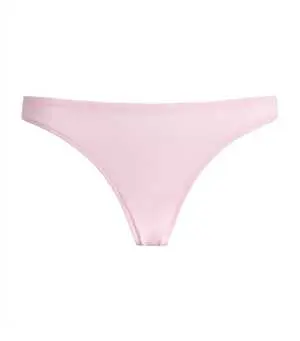 SKIMS Stretch-cotton Everyday Thong - Pink