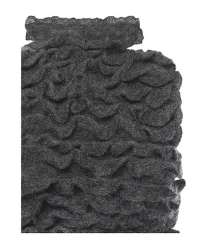 Alaïa Ruffled Knitted Sleeveless Jumper