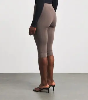 SKIMS Refined Knit High-rise Capris