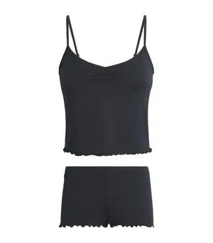 SKIMS Sleep Cami Short Pyjama Set - Black