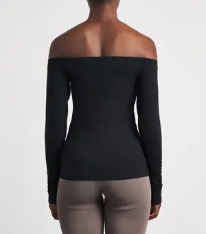 SKIMS Smooth Layers Off-the-shoulder Top