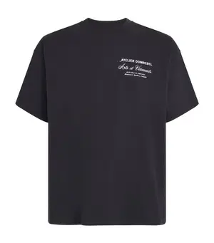 DOMREBEL Cotton Arts Vetements T-shirt - Black