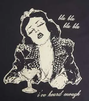 DOMREBEL Cotton Chatterbox T-shirt