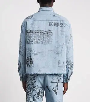 DOMREBEL Sketchy Denim Overshirt