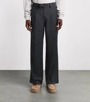 DOMREBEL Virgin Wool Bully Trousers