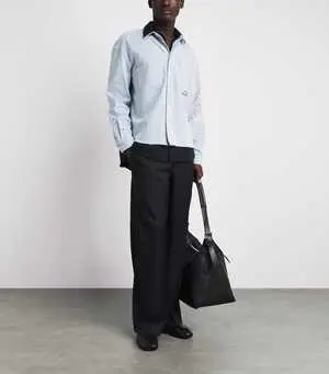 DOMREBEL Stripe Indie Denim Overshirt