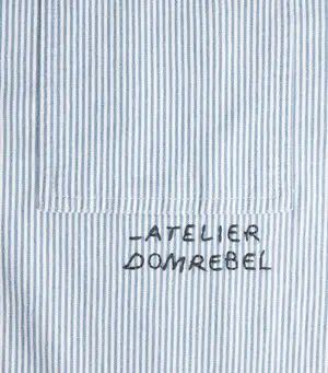 DOMREBEL Stripe Indie Denim Overshirt