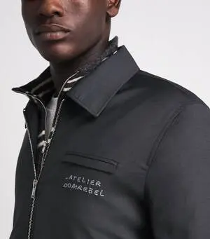 DOMREBEL Virgin Wool Backstage Bomber Jacket