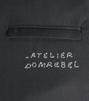 DOMREBEL Virgin Wool Backstage Bomber Jacket