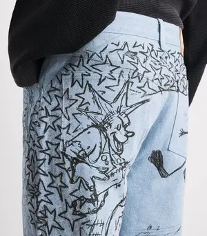 DOMREBEL Sketchy Bootcut Jeans