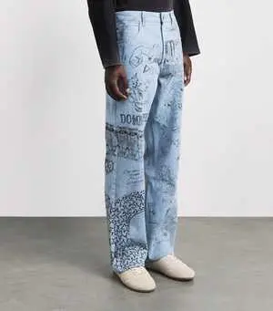 DOMREBEL Sketchy Bootcut Jeans