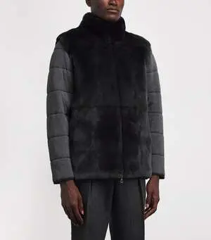 N.peal Cashmere Fur-lined Jacket