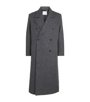 SAMSØE SAMSØE Wool-blend Savince Overcoat - Grey