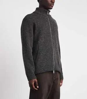 SAMSØE SAMSØE Wool-blend Sanate Zip-up Cardigan