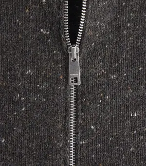 SAMSØE SAMSØE Wool-blend Sanate Zip-up Cardigan