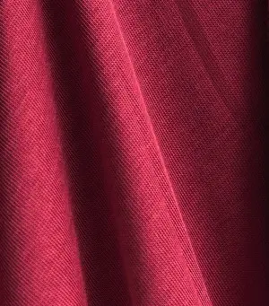 ME+EM Jersey Tie-front Midi Dress - Red